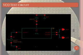 design and analysis of voltage controlled oscillator | PPTX