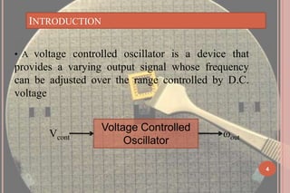 design and analysis of voltage controlled oscillator | PPTX