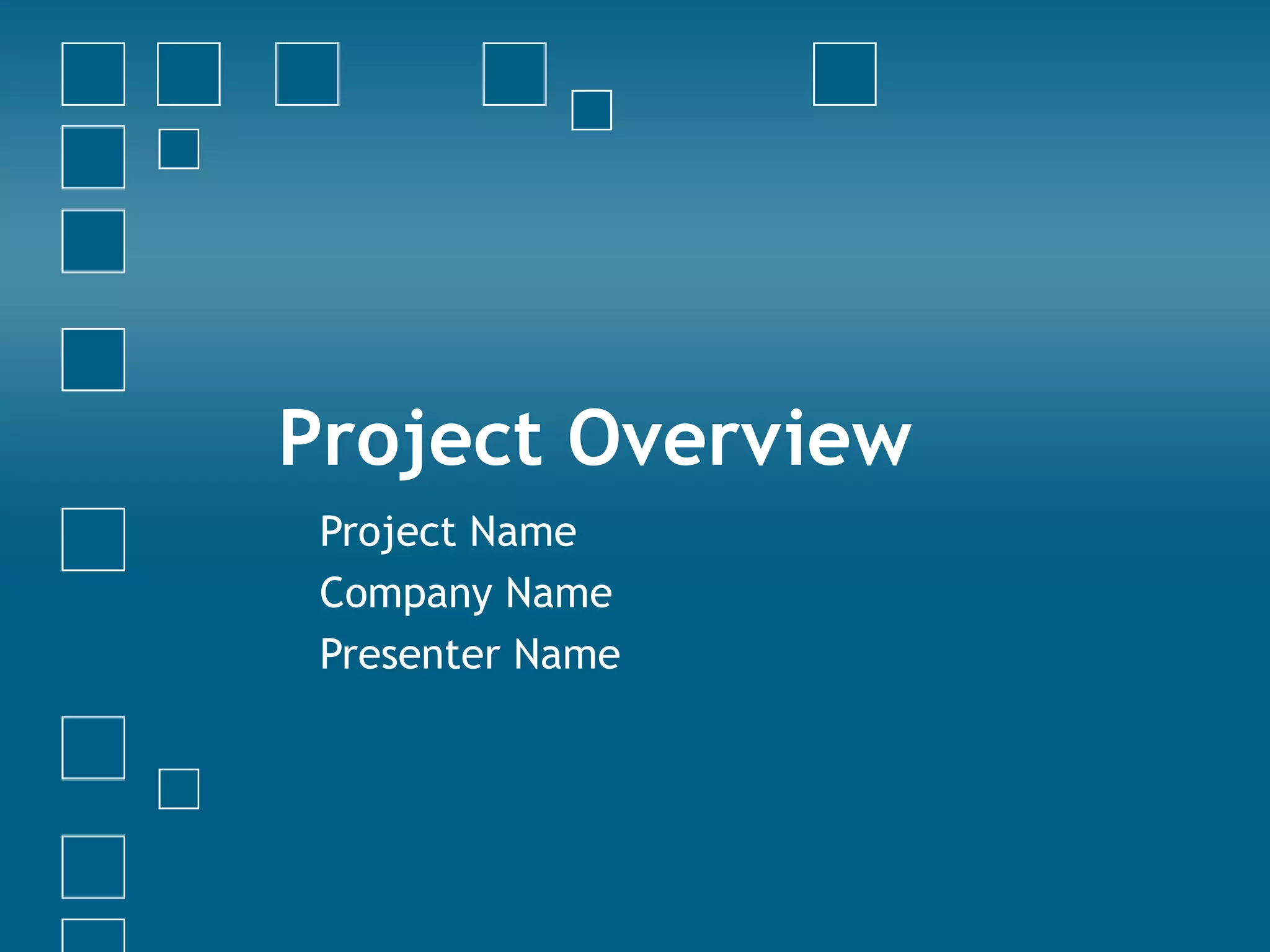 Project Background | PPT | Business | Business and Finance