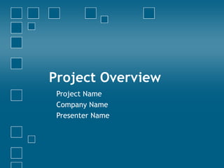 Project Background | PPT | Business | Business and Finance