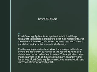 Food Order Management System presentation.pptx