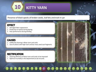 Yarn breakage practically found in warping and its remedy | PPTX