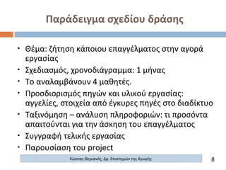 ΜΕΘΟΔΟΣ PROJECT ΚΑΙ ΣΥΜΒΟΥΛΕΥΤΙΚΗ | PPT