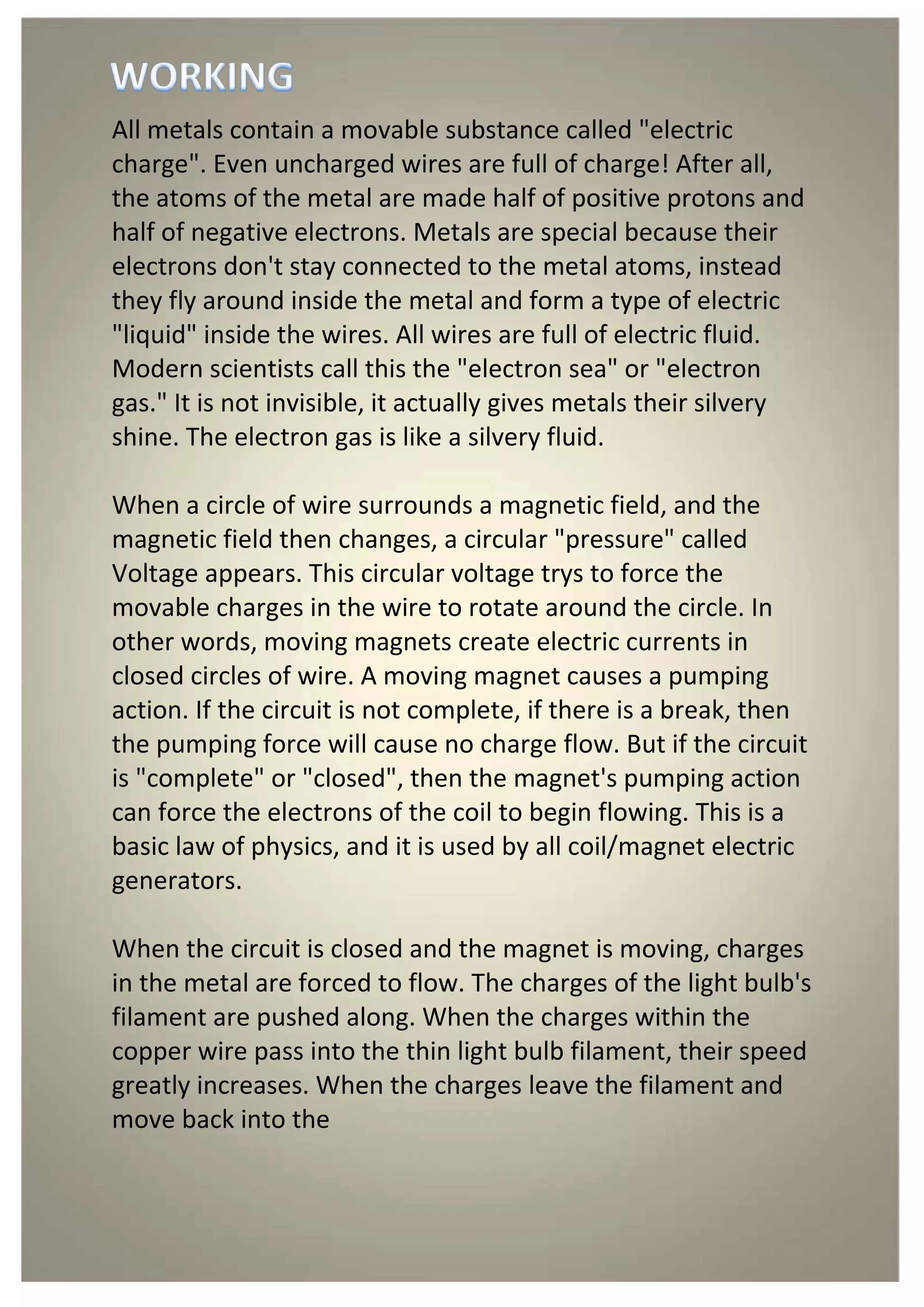 12th CBSE Physics Project AC Generator | DOCX