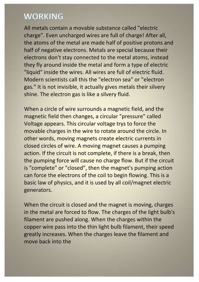 12th CBSE Physics Project AC Generator | DOCX