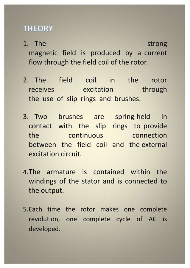 12th CBSE Physics Project AC Generator | DOCX