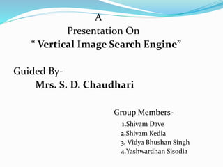 Vertical Image Search Engine | PPT