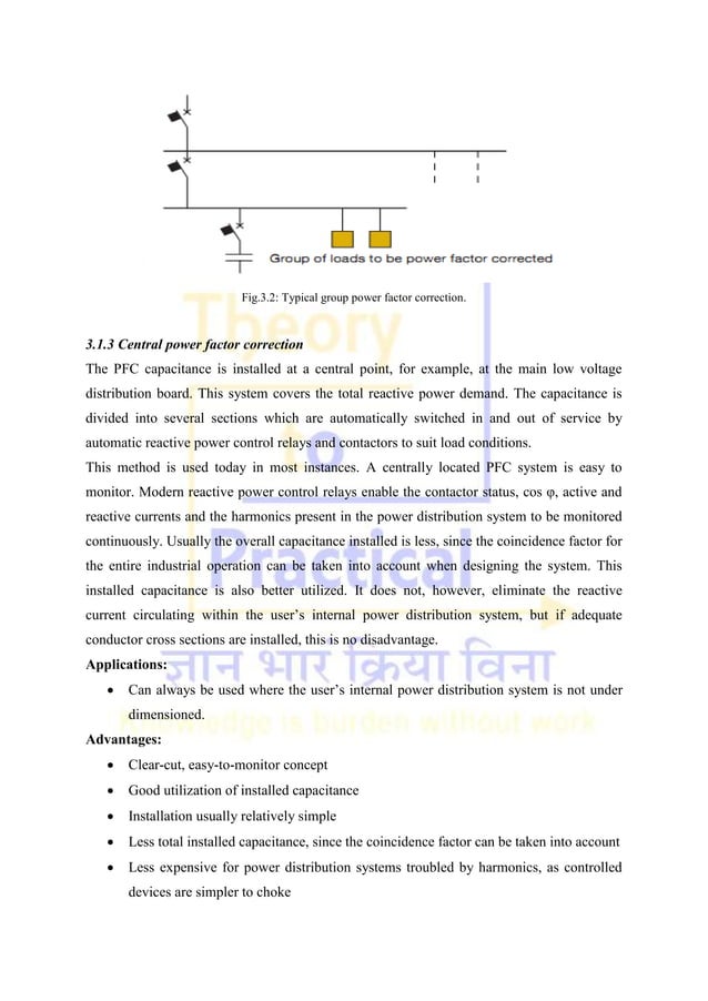 Micro-controller based Automatic Power Factor Correction System Report ...