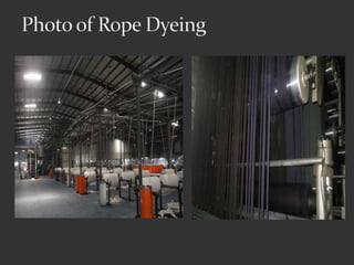 production of denim fabrics using rope dyeing and slasher dyeing ...