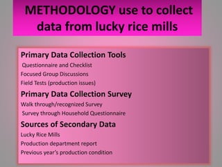 Rice mill production process | PPTX