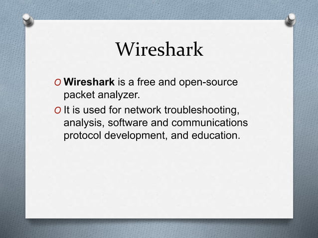 Writing Wireshark Filter Expression For Capturing Packets | PPTX