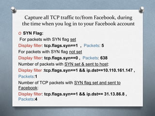 Writing Wireshark Filter Expression For Capturing Packets | PPTX
