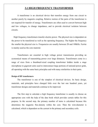 WIRELESS POWER TRANSMISSION Project | PDF