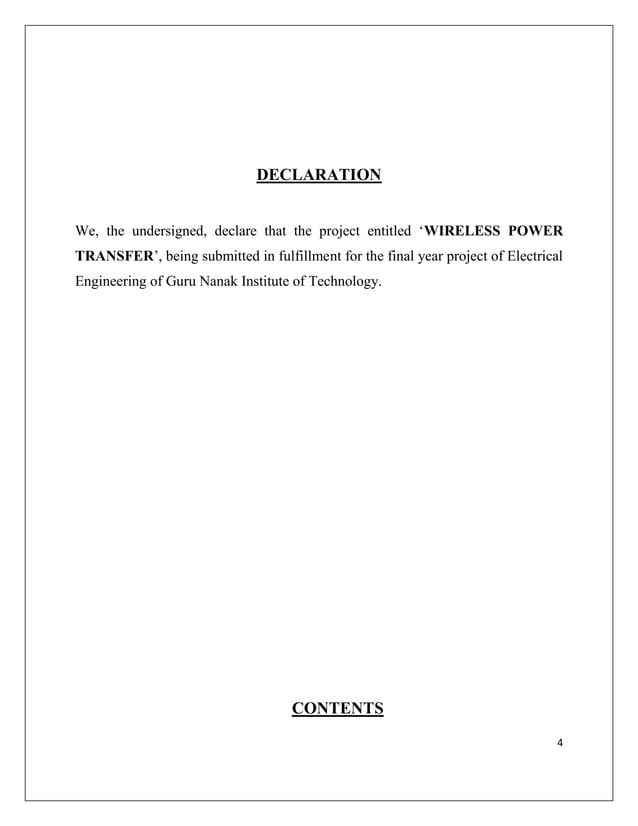 Wireless Power Transmission Project Pdf Computer Networking Computing