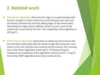 Fast approximate minimum spanning tree based clustering algorithm | PPT