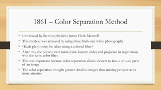 Photographic Technology Timeline | PPT