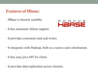 H-Base in Data Base Mangement System | PPTX | Databases | Computer Software and Applications