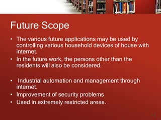 iot based home automation | PPTX