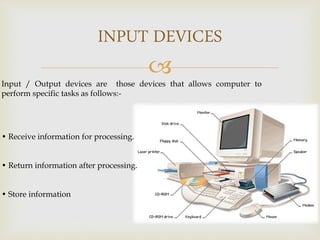 Input Devices Project For ITT Students | PPT