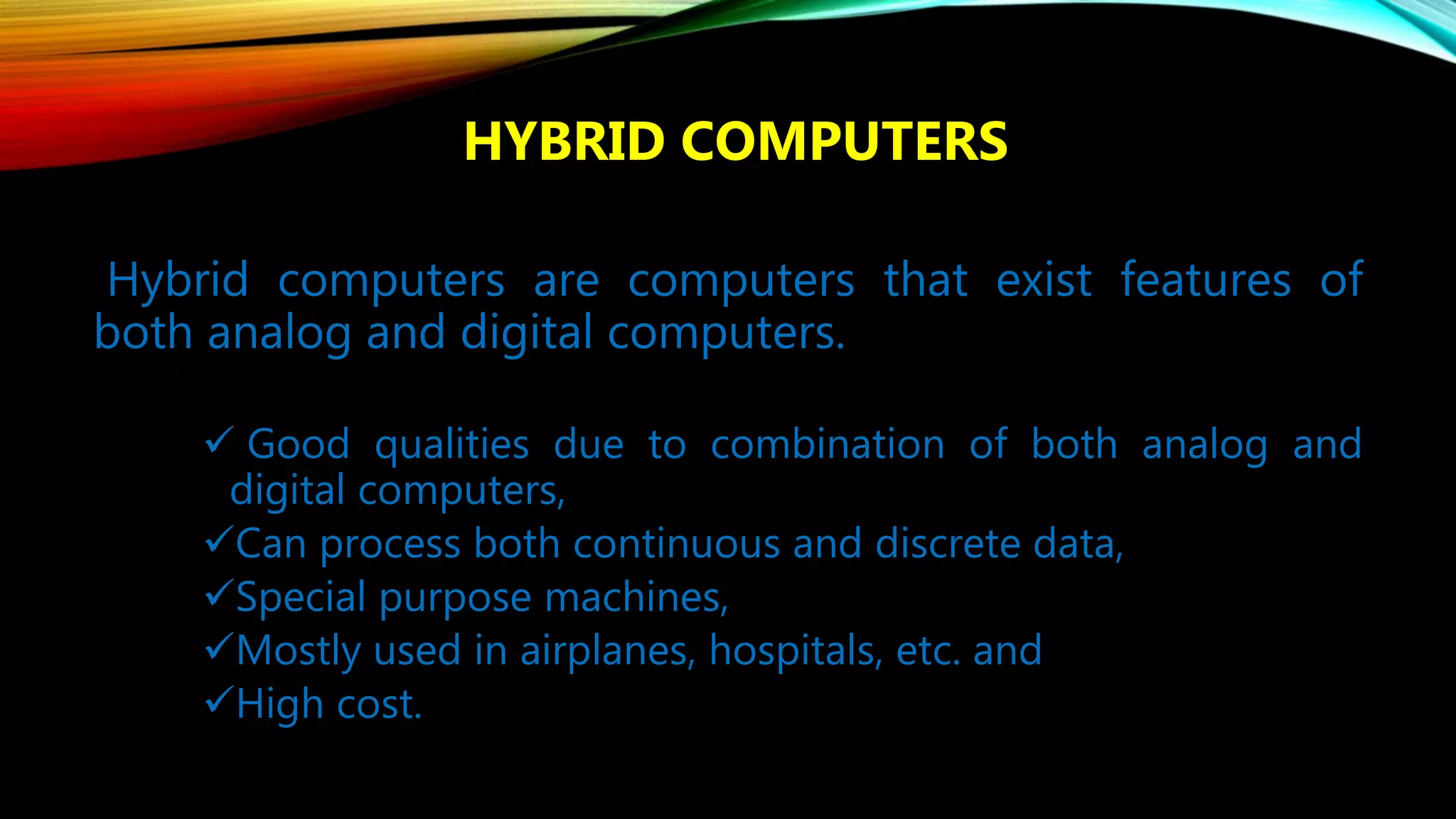 Types of Computer on the basis of work | PPTX