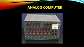 Types of Computer on the basis of work | PPTX