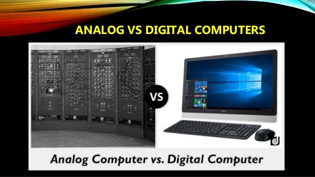 Types of Computer on the basis of work
