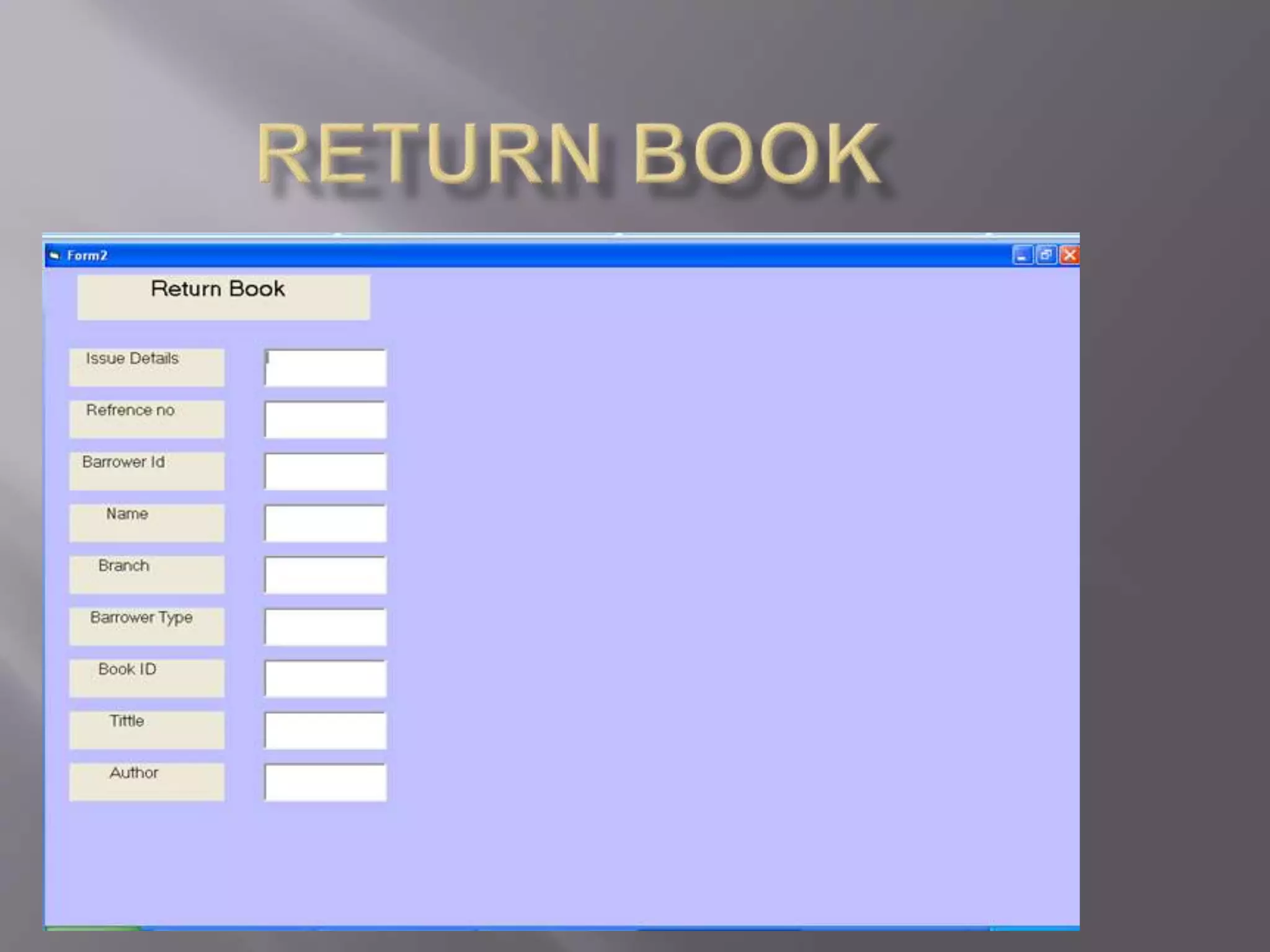 TOPIC-LIBRARY MANAGEMENT SYSTEM | PPTX | Operating Systems | Computer ...