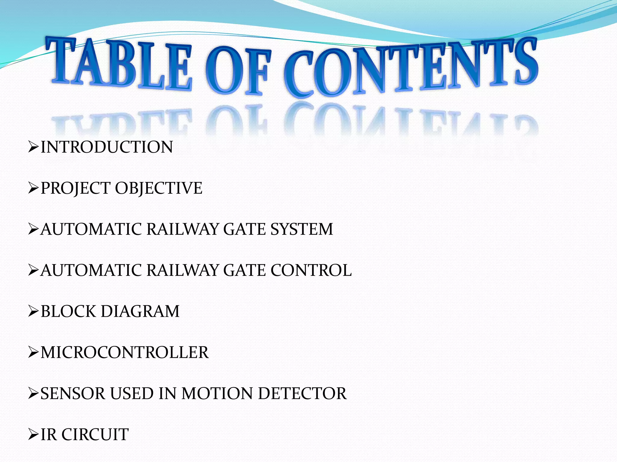 Wireless Automatic Railway Gate Control Pptx Technology And Computing