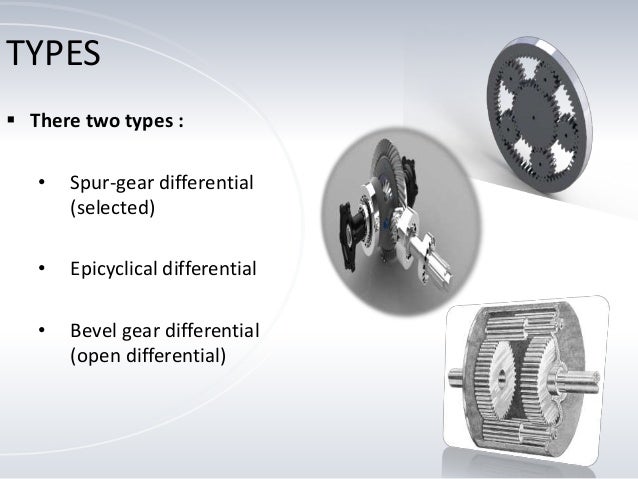 Differential mechanism in cars