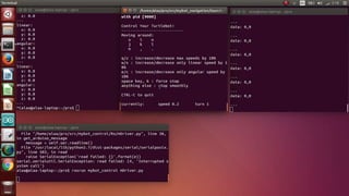 SLAM autonomous car using ROS + Arduino | PPT