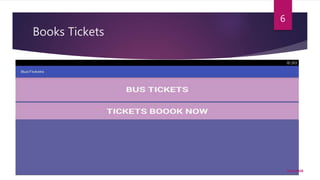 Bus Tickets Reservation system | PPT