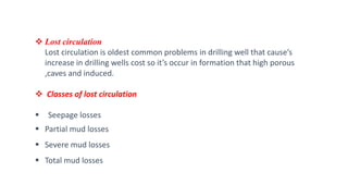 LOSSES CIRCULATION | PPTX