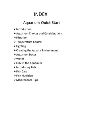 Aquarium | DOCX