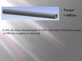 Analysis Of Propeller Shaft | PPT
