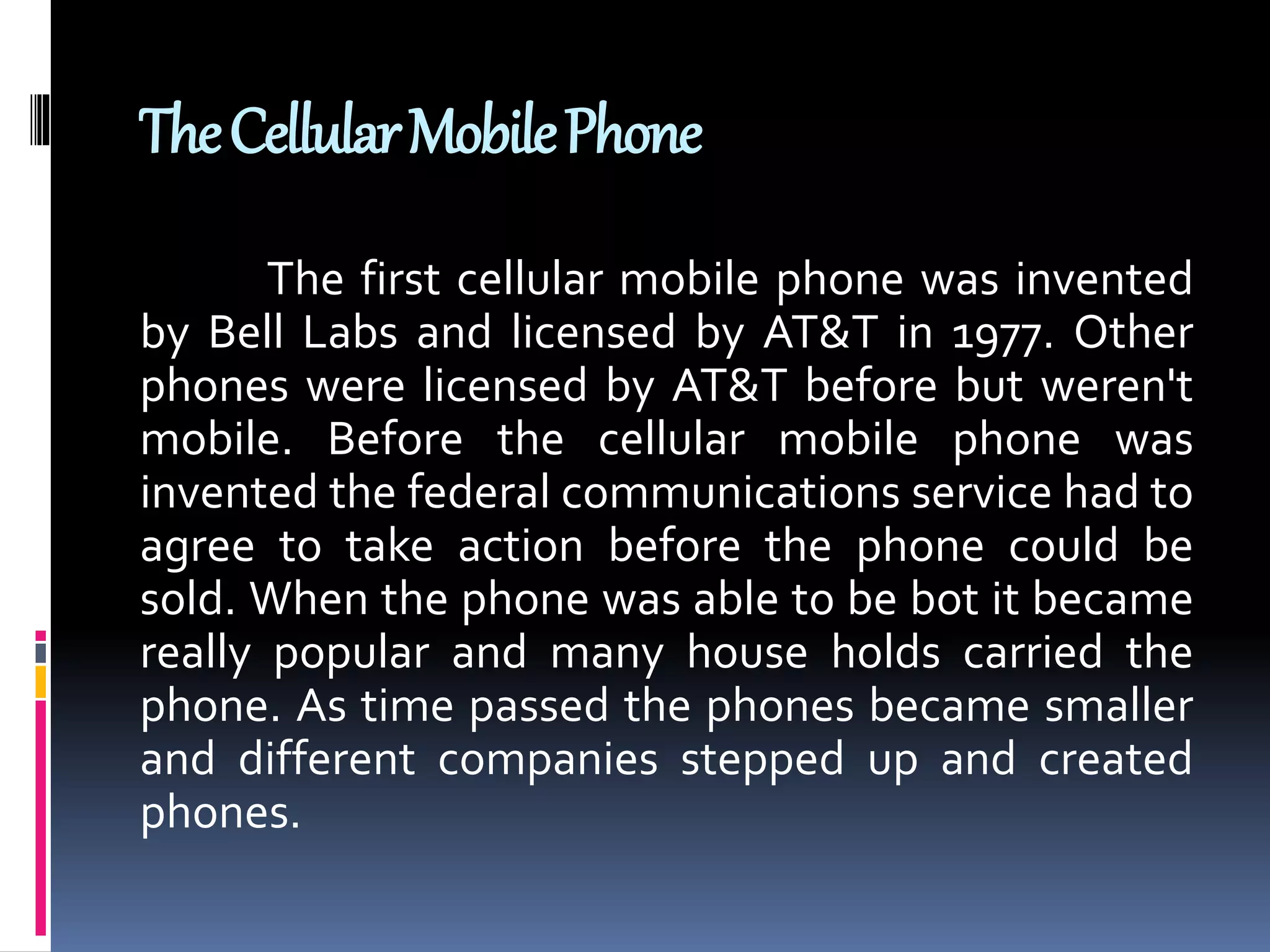 communication technolog from 1970 to 1980 | PPTX