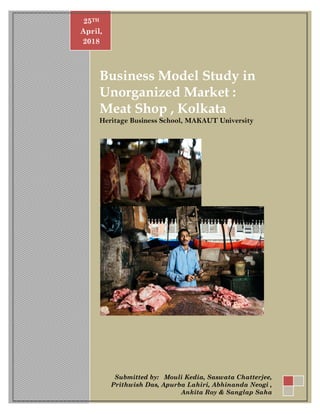 Meat Shop: Unorganized Market in Kolkata Study Report | PDF