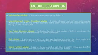 Eye Tracking Based Human - Computer Interaction | PPTX