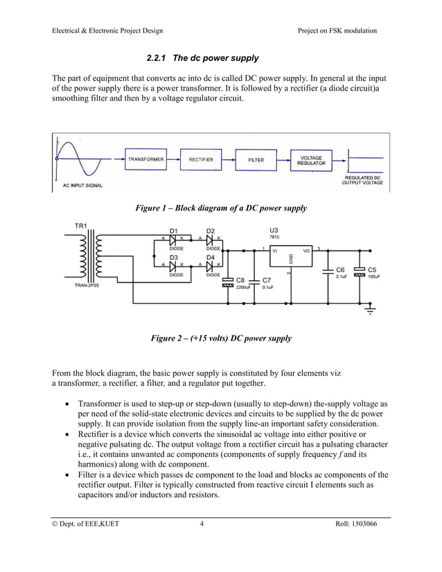 Frequency Shit Keying(FSK) modulation project report | PDF | Digital Audio | Computer Software ...