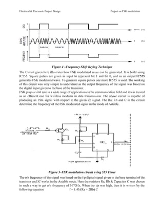 Frequency Shit Keying(FSK) modulation project report | PDF