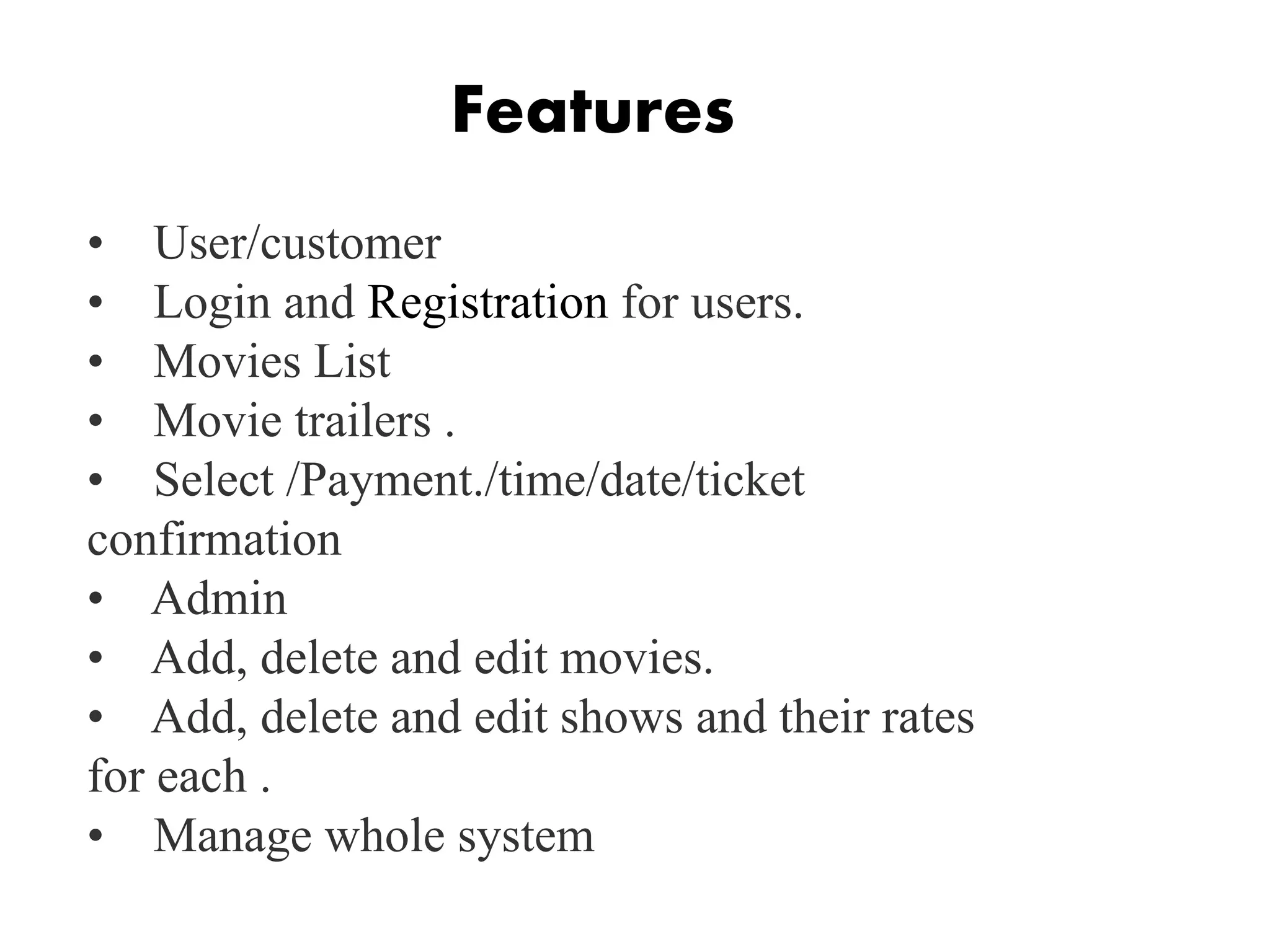 Online Movie ticket booking Project | PPTX