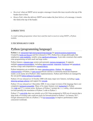 vishal_sharma: python email sending software | DOC