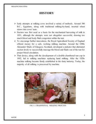 MILKING MACHINE | DOCX