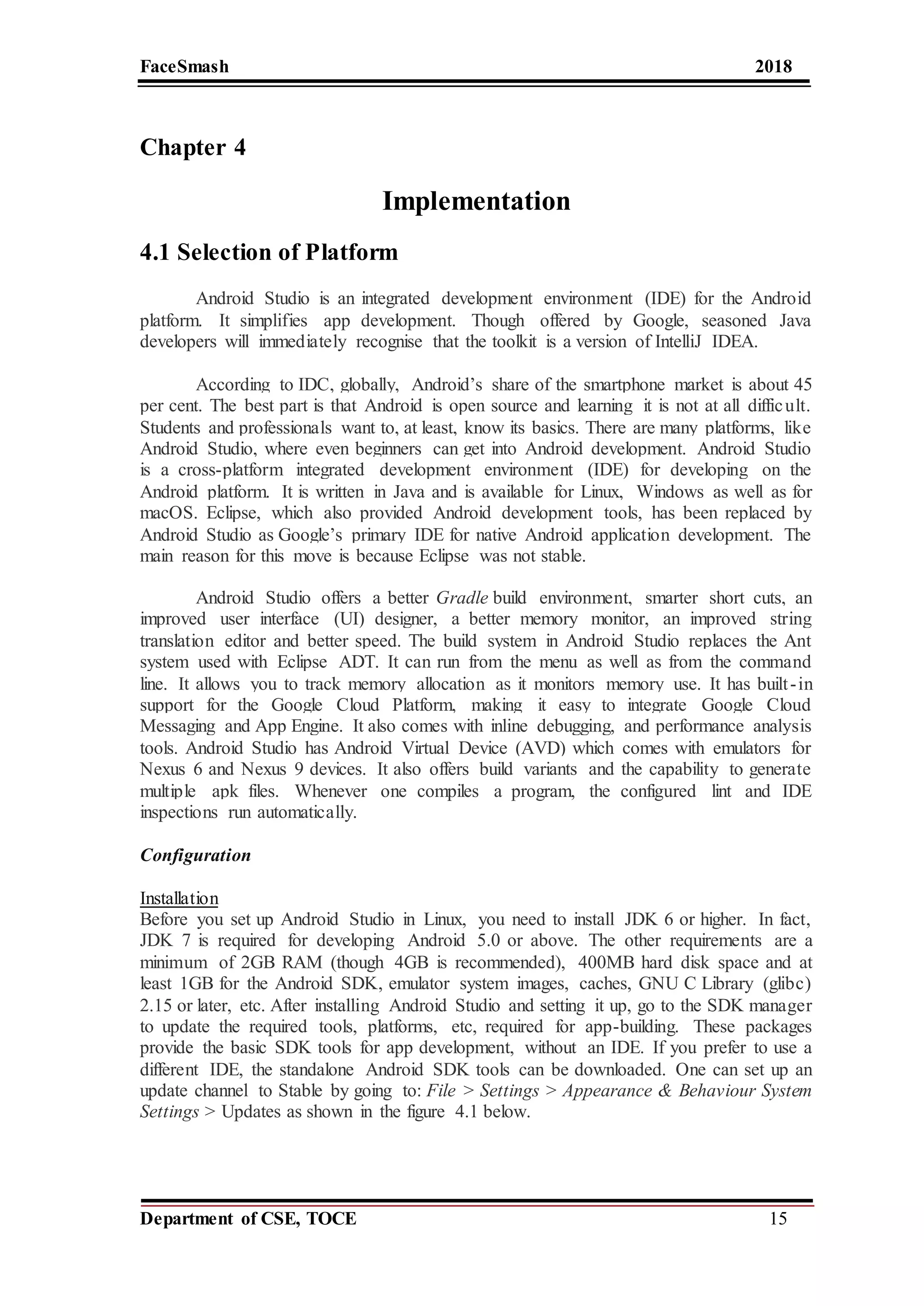 VTU final year project report | DOCX