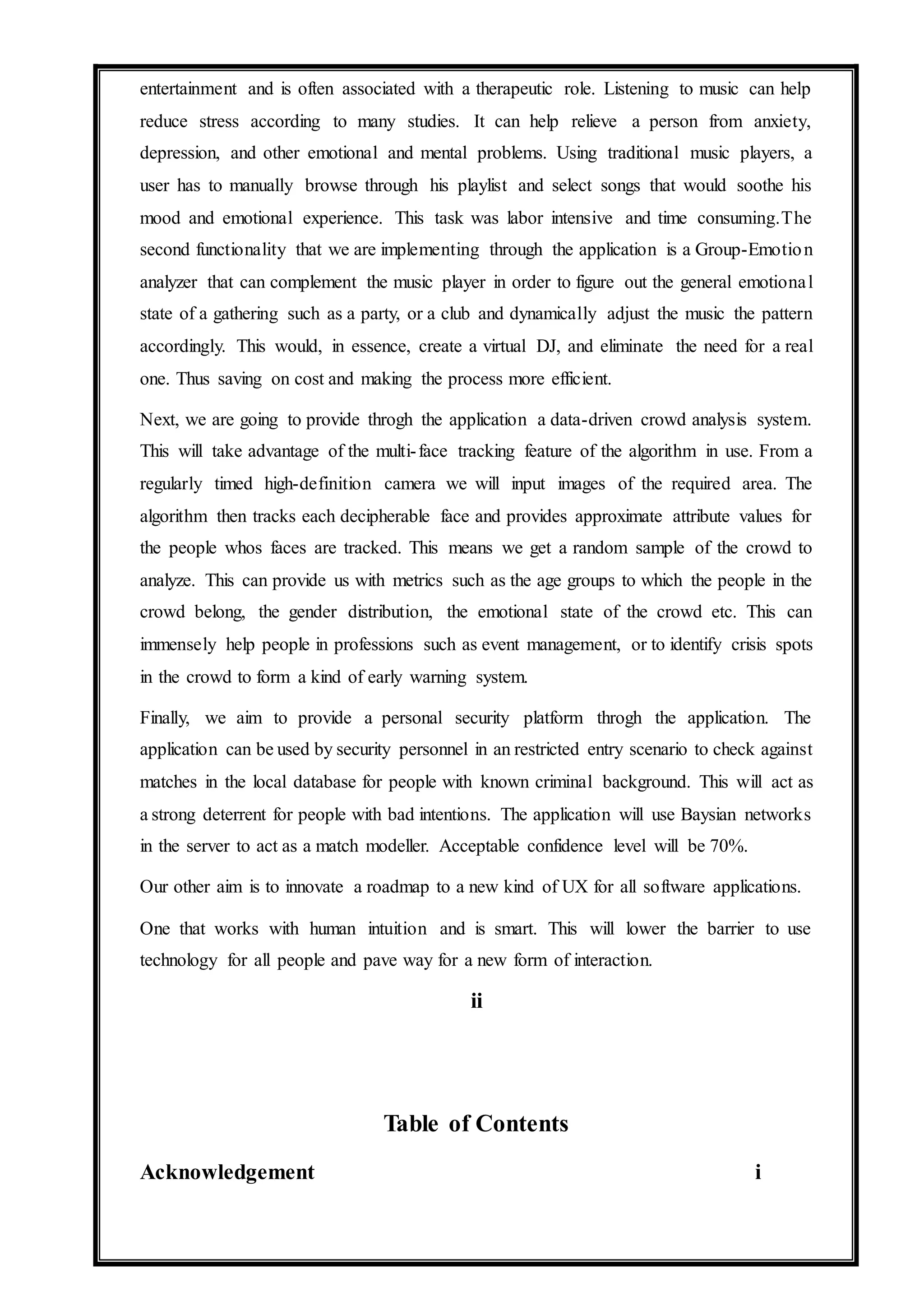 VTU final year project report | DOCX