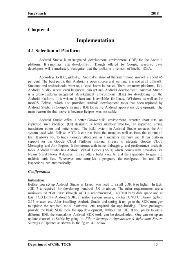 VTU final year project report | DOCX