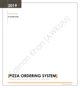 Pizza Ordering System | PDF