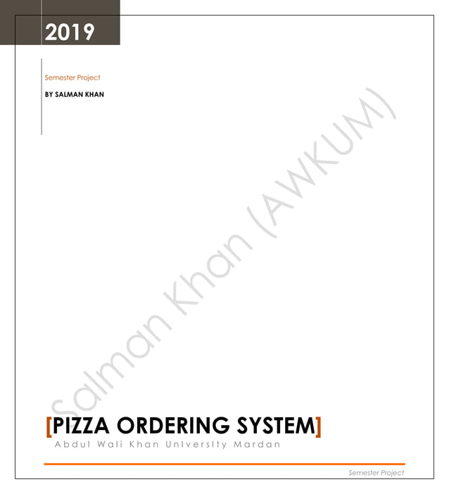 Pizza Ordering System | PDF | Databases | Computer Software and Applications