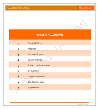 Pizza Ordering System | PDF