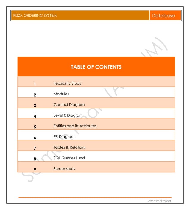 Pizza Ordering System | PDF | Databases | Computer Software and Applications