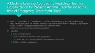 Emergency Department Triage and Digital Health | PPT